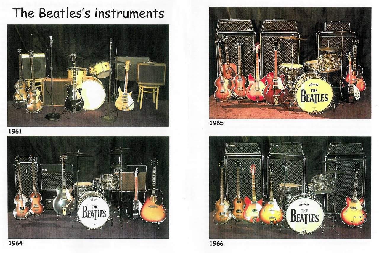 Salut les Beatles: Les instruments des Beatles