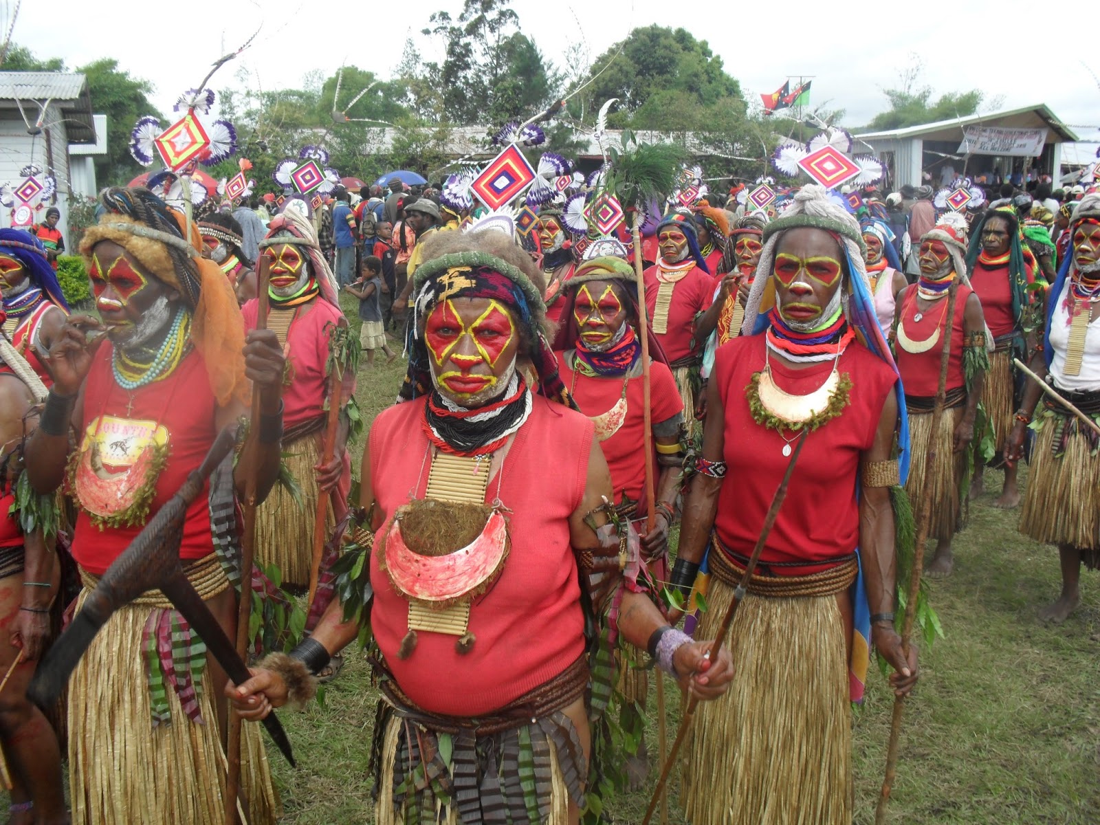 The Highlands of Papua New Guinea: The Highlands Traditional Singing group.
