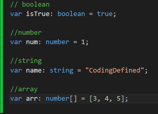 Basic Types in TypeScript - Coding Defined Basic Types in TypeScript - Coding Defined