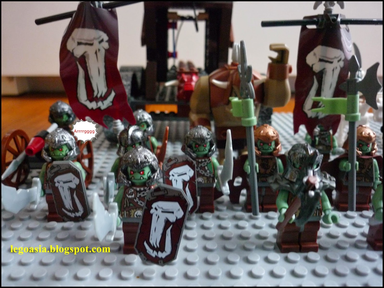 Lego Asia: Lego Castle Fantasy Orcs, Troll & Skeleton Army
