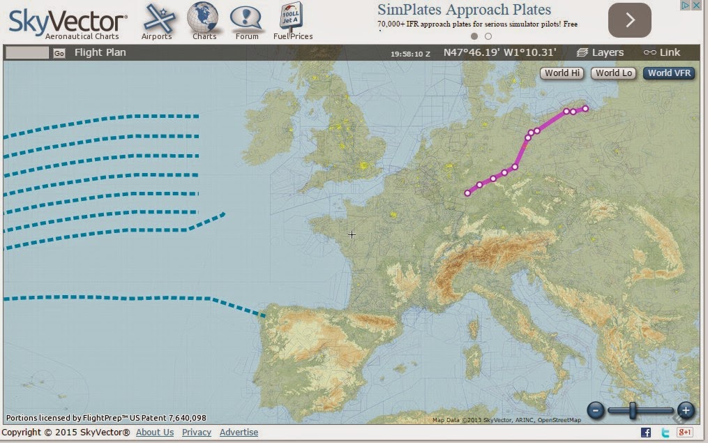 Make Heading 365°: Gdansk to Frankfurt Main (EPGD-EDDF)
