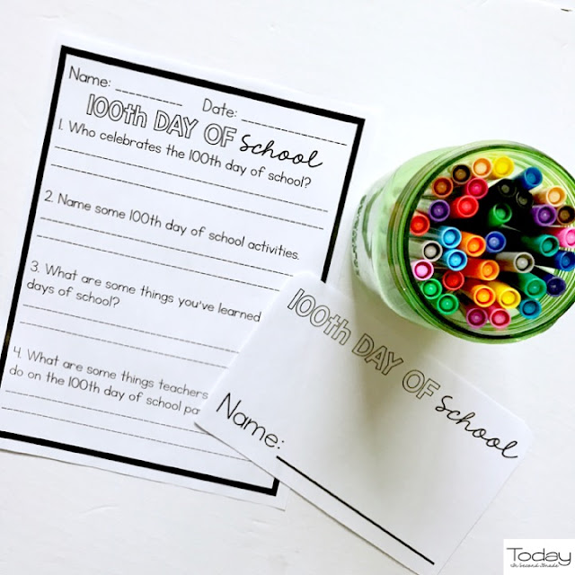100th and 101st Days of School! - Today in Second Grade
