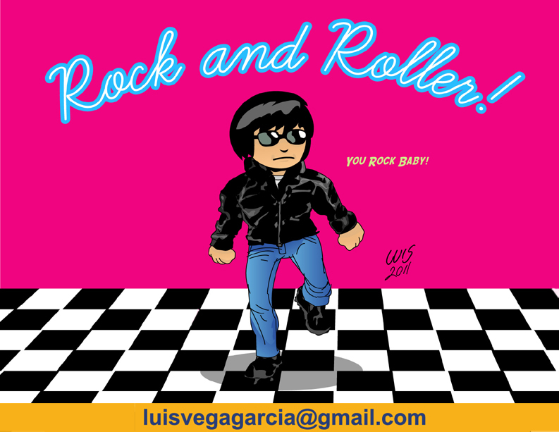 You Rock Baby (Rockero) - Vectores #dibujodiario