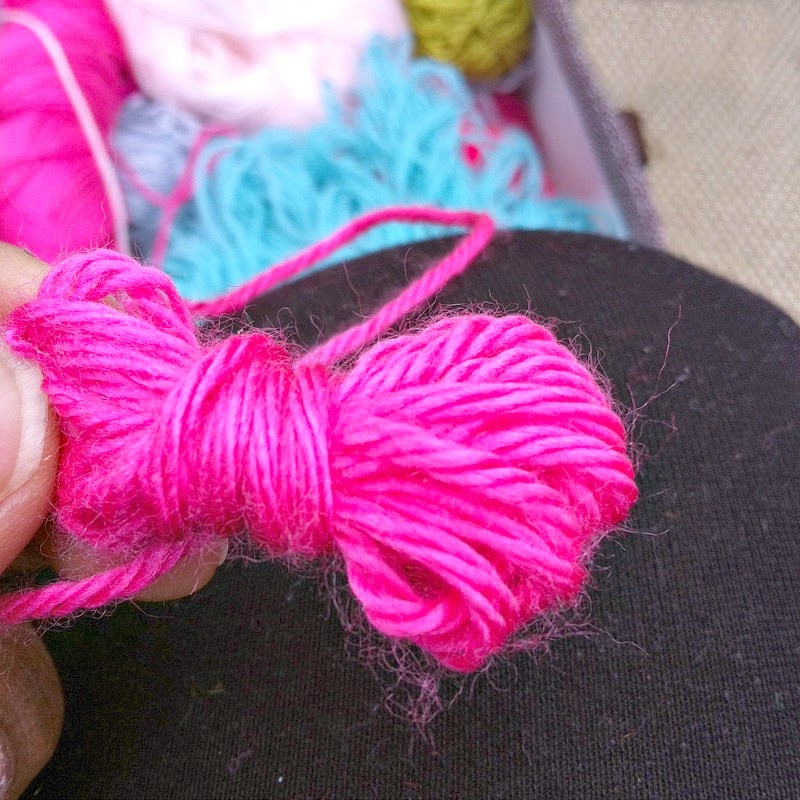 Cupcake Wishes & Birthday Dreams: {Easy DIY} How to Make a Yarn Ball