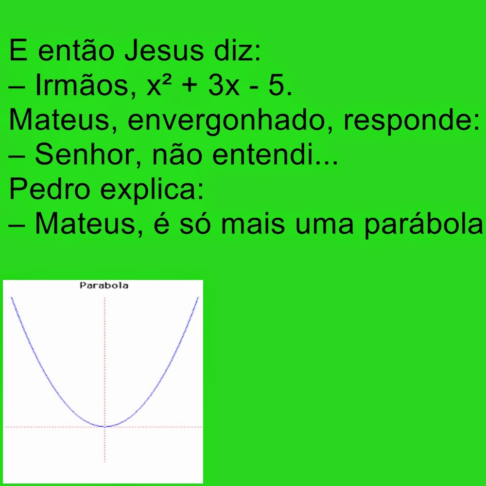 Matemática tamo junto: piadas de matemática