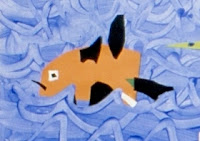 Art for Small Hands: Cut Paper & Printing - Fish Mural