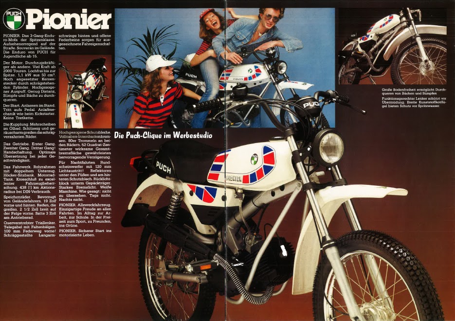 Erik`s Puch Cross Competición: Puch MC 50 Series 3 'Pioneer' 1979 - 1983