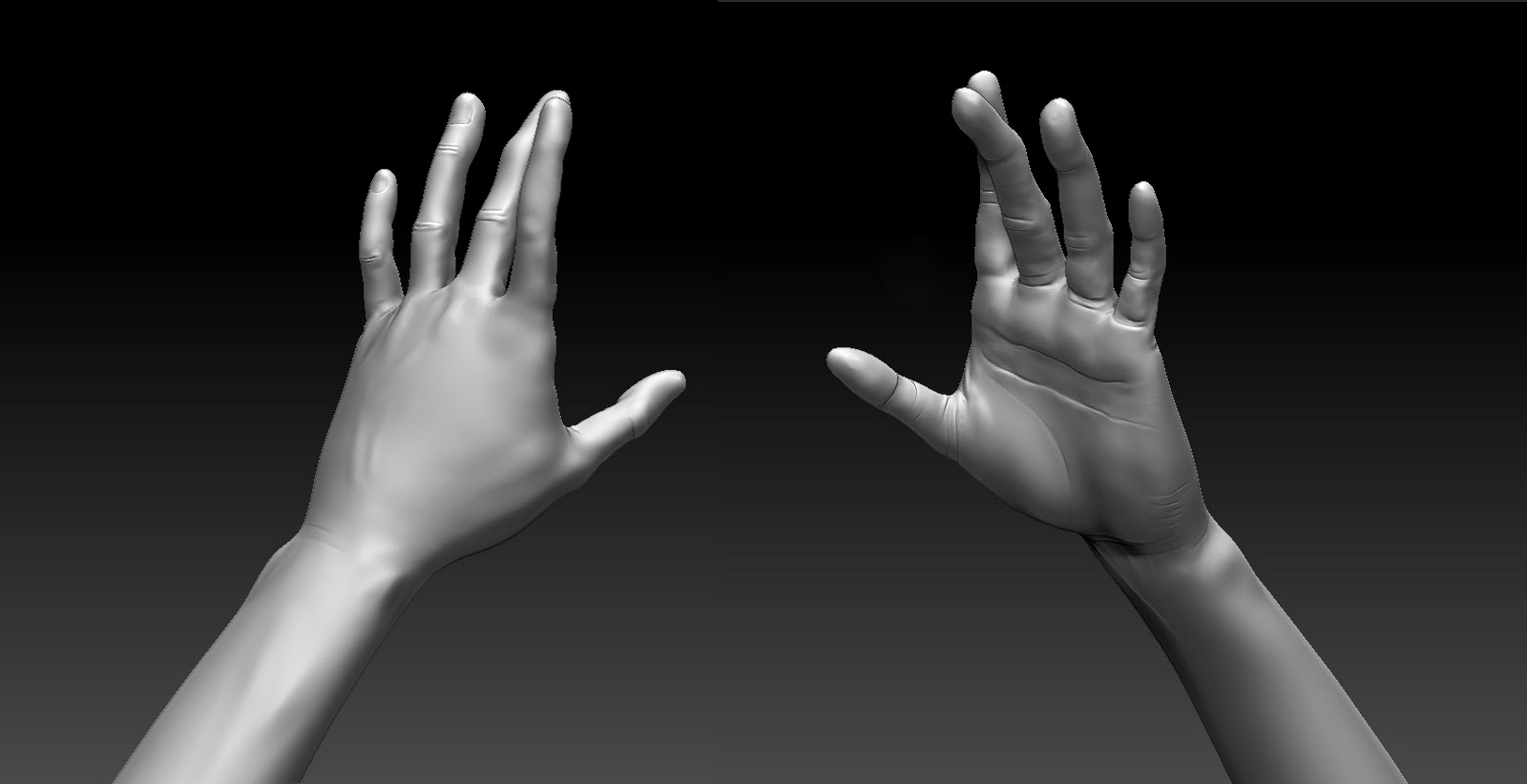 jake walter - CG artist | animator: Hand sculpt -- update.
