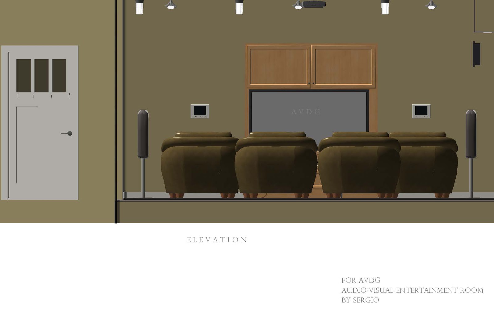 ARCXEN CAD Design Studio: Audio Visual Engineering Drawings