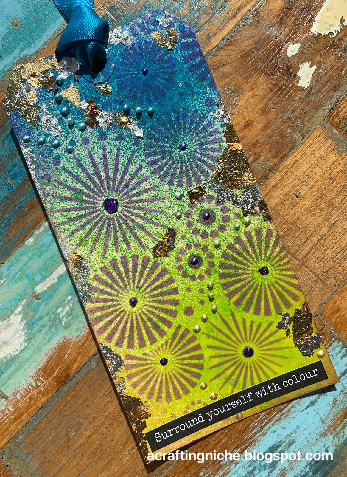 A Crafting Niche: Week 40 - 52 Week Mini Art Card / Tag Challenge 2019