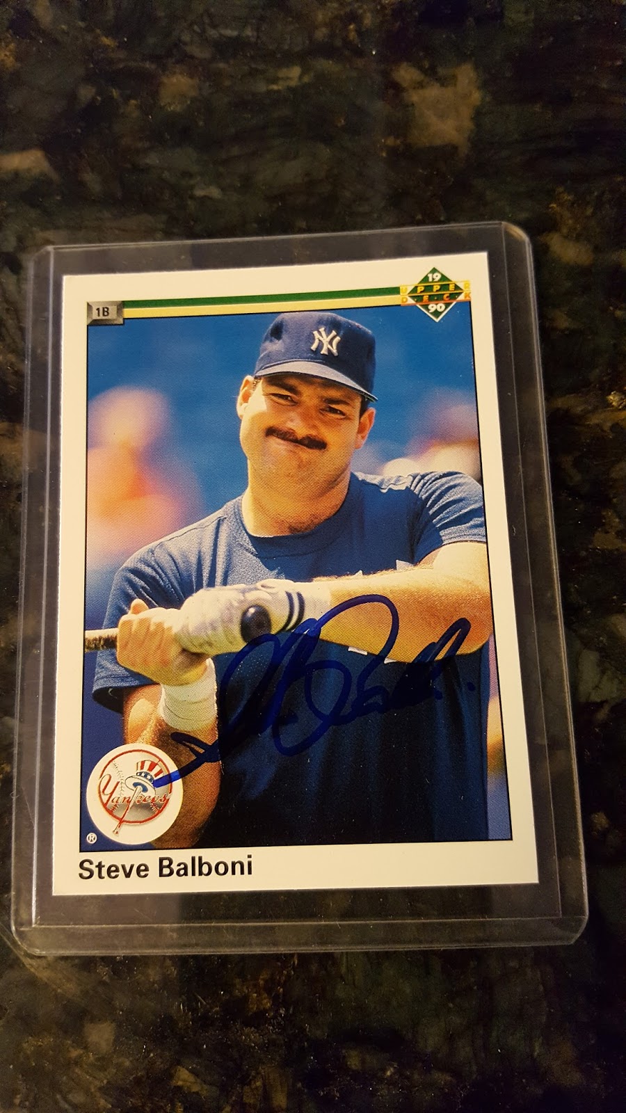 Autograph Through The Mail Athletes: Steve Balboni