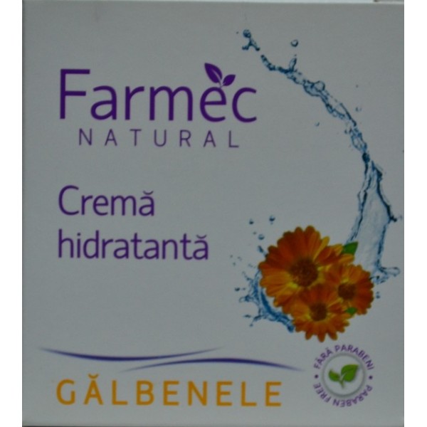 Farmec Natural Crema hidratanta Galbenele - Beauty by COCO