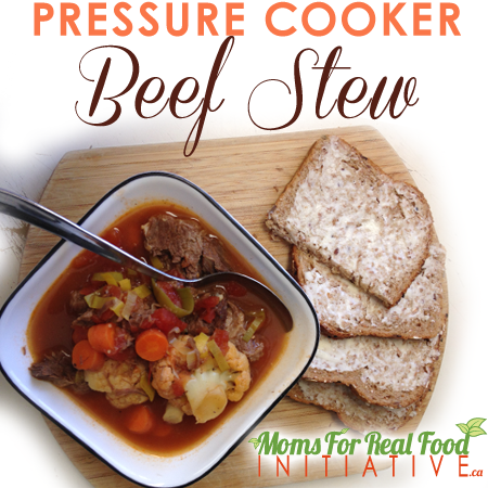 Moms, For Real: Pressure Cooker Beef Stew