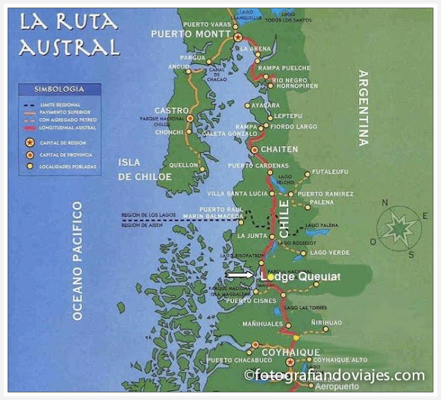La carretera Austral en Chile: desde Chile chico a Chaitén ...