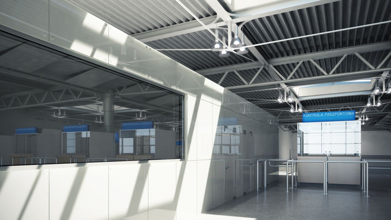 FreeDeeLab / TrzyDeLab: Commercial - Air Port Lawica in Poznan