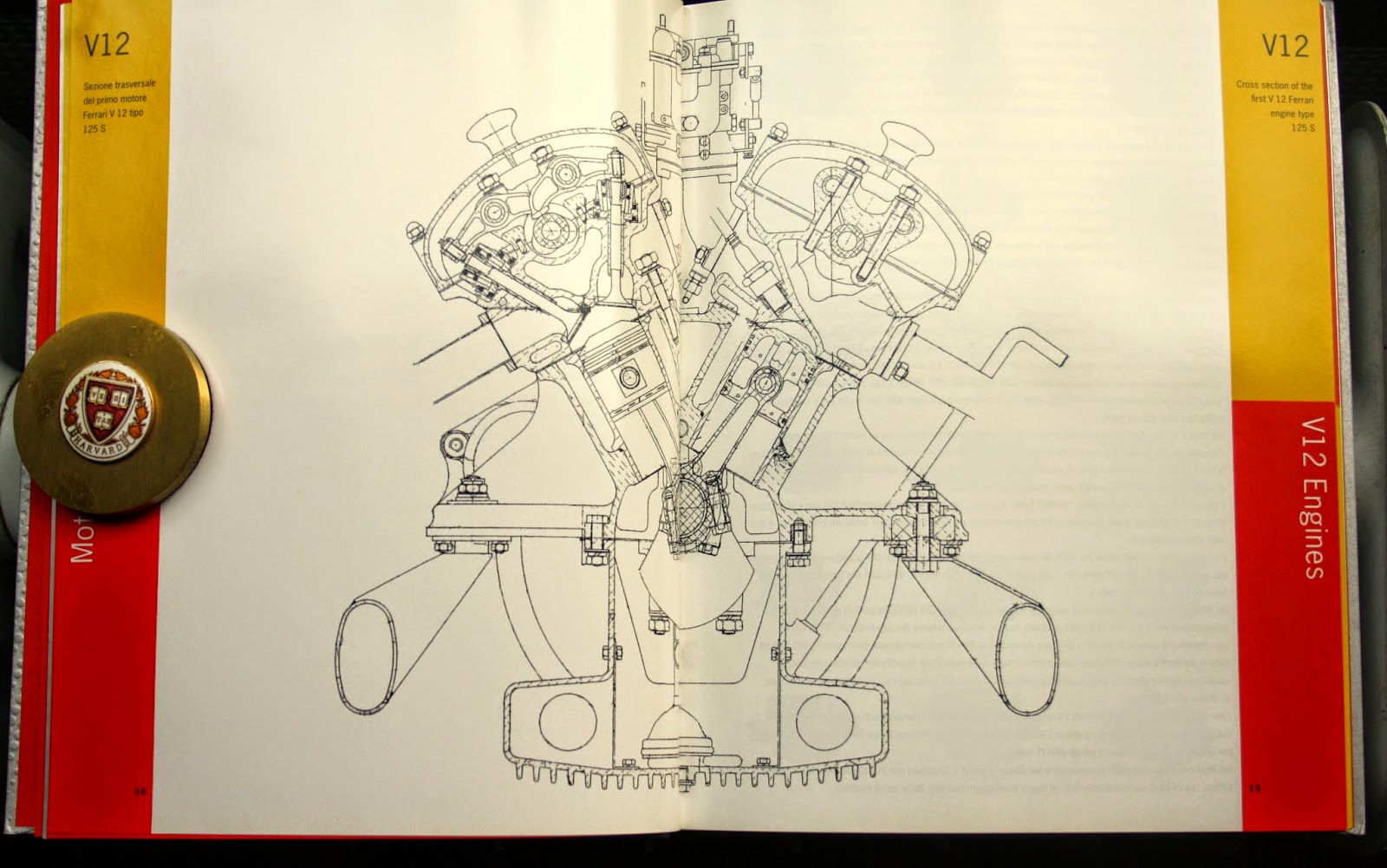 Ferrari V12 Engine Blueprints