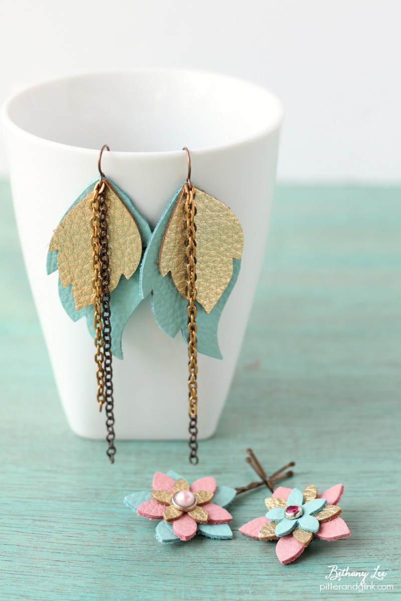 PitterAndGlink: Easy-to-Make DIY Leather Earrings