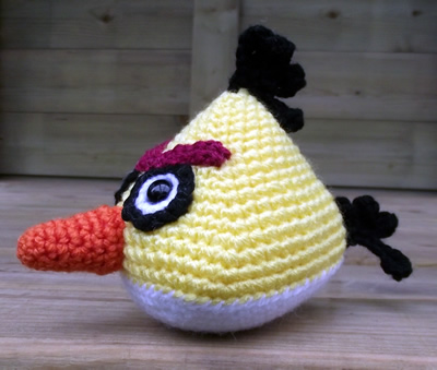 Happily poddling along...: Yellow Angry Bird Crochet Pattern
