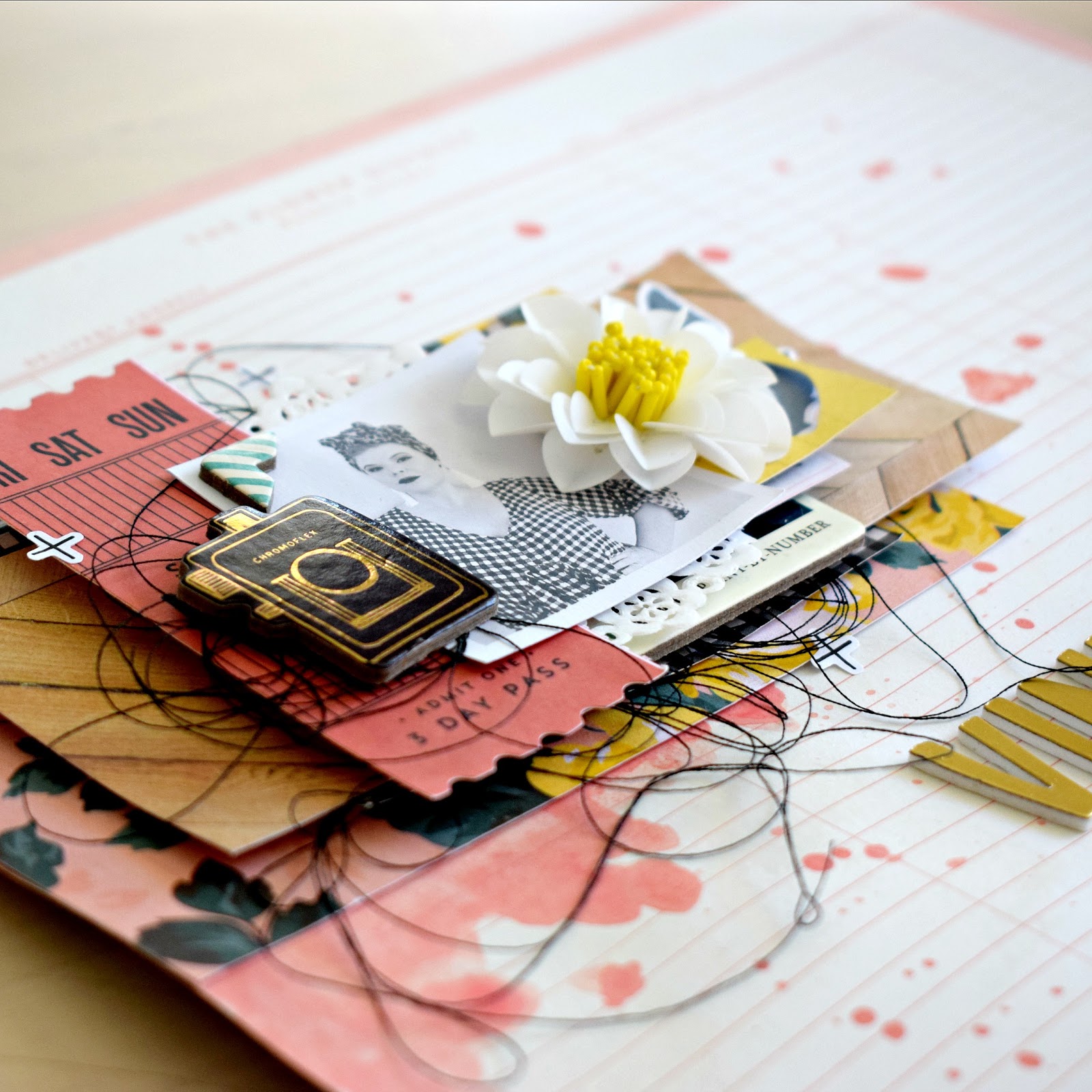 mack girl creates: Scrap the Girls January 2019 challenge - Vintage Girl