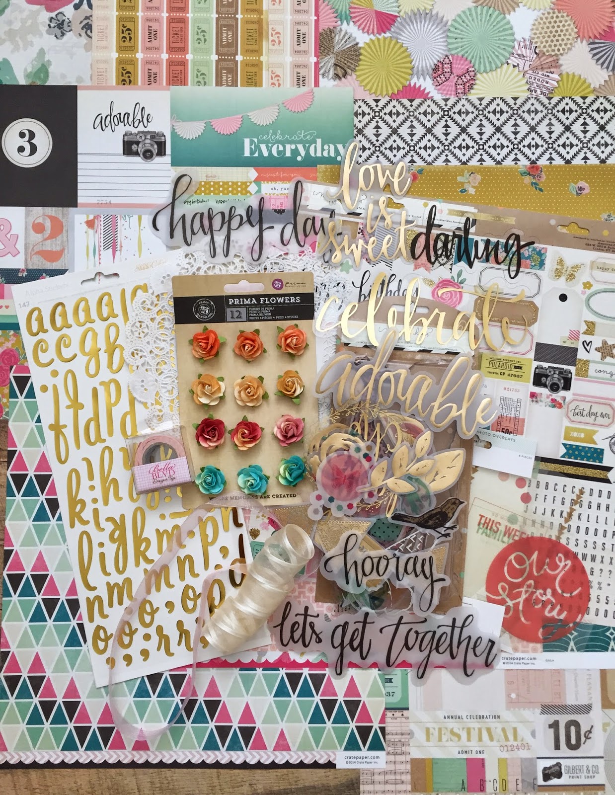 A Stash of Pretty Paper: Darling - My Creative Scrapbook May Main Kit