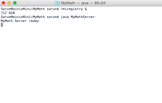 Aj.Sarun's Computing Courses: Java RMI ตอนที่ 3: การเขียนโปรแกรมฝั่งไคลเอนต์และการรันโปรแกรม