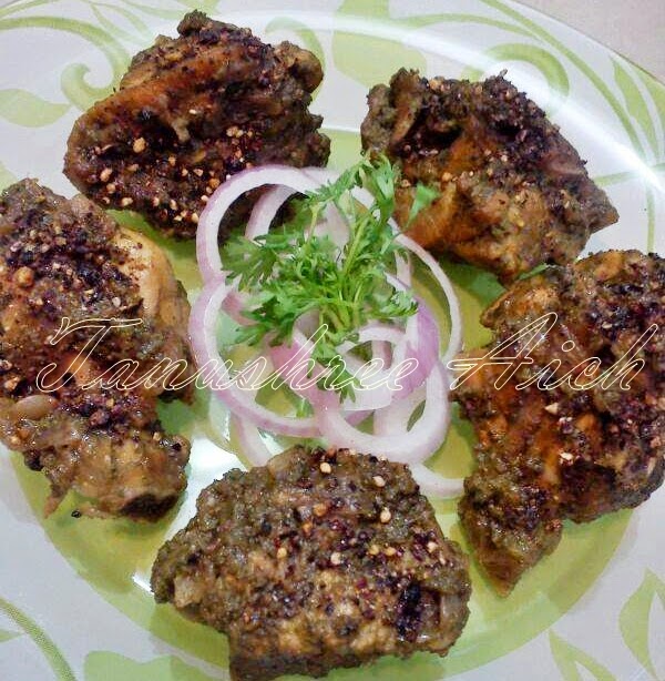 AmgeleRandapaakuda: Chicken Pahadi Kalimiri Kebab