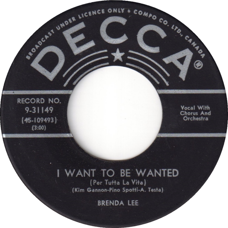 Rita Pavone Fan Club: 'Per tutta la vita' (I want to be wanted)