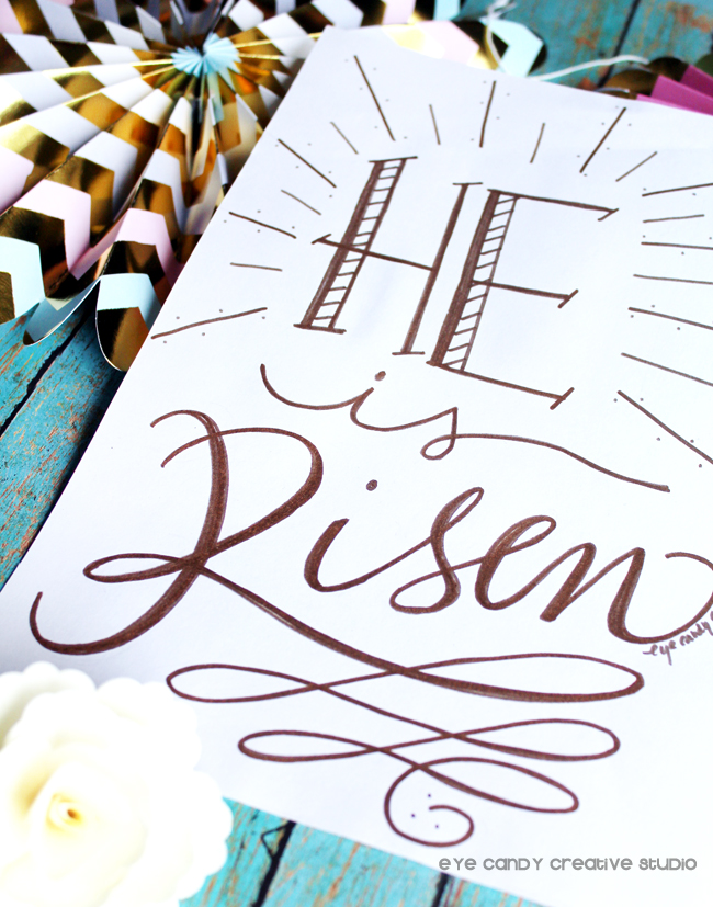Eye Candy Creative Studio: ART PRINT :: HE is Risen