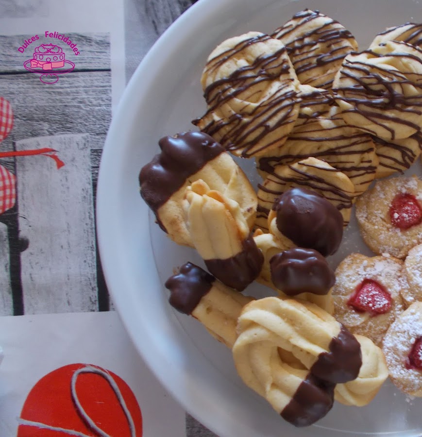 Galletas o pastas rizadas o pastas de té (con manga pastelera) | Cocina