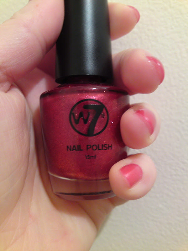 Economy Nails: W7 Cerise Pink