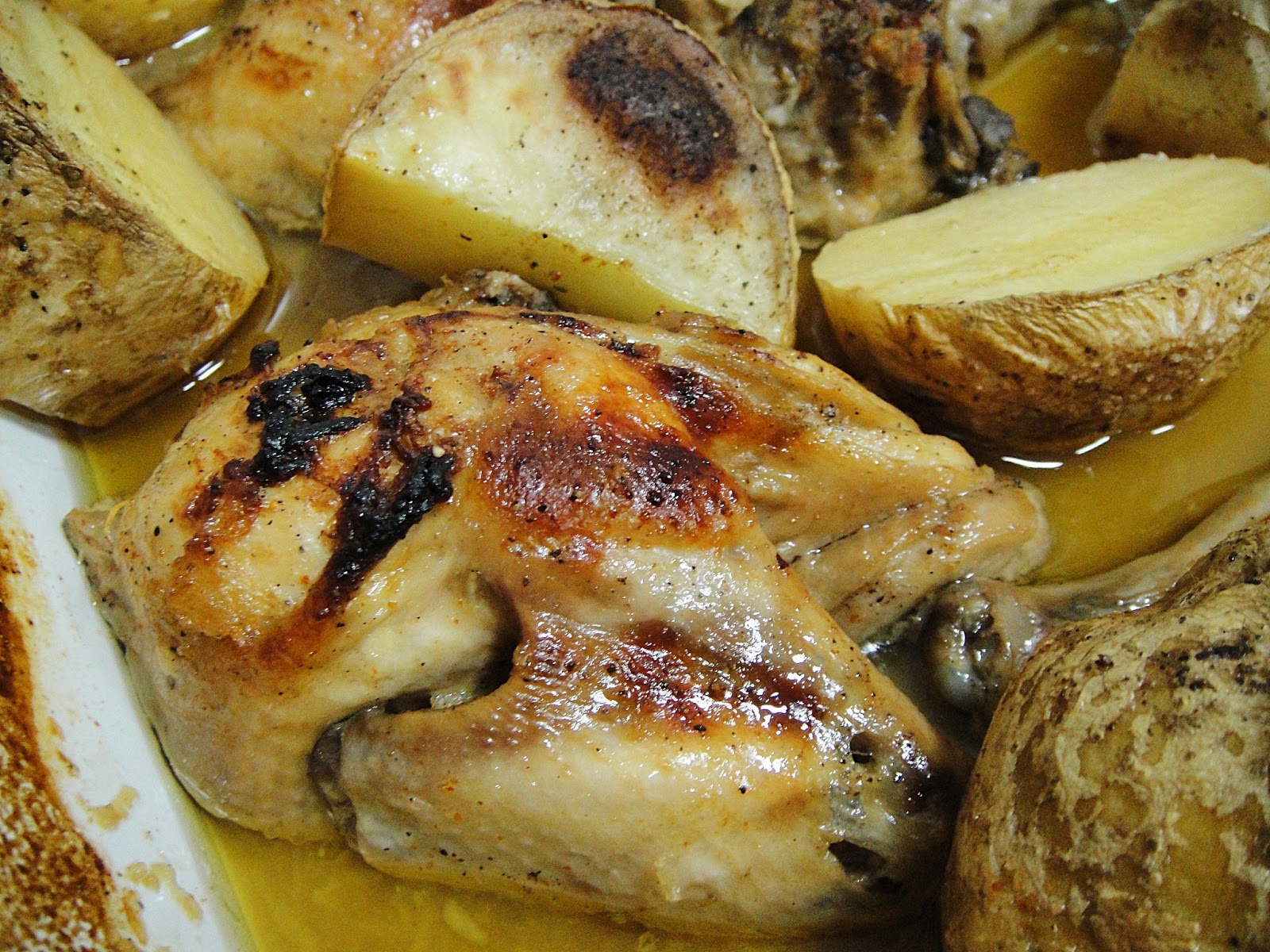 Maryam's Culinary Wonders: 890. Syrian Roast Lemon Garlic Chicken