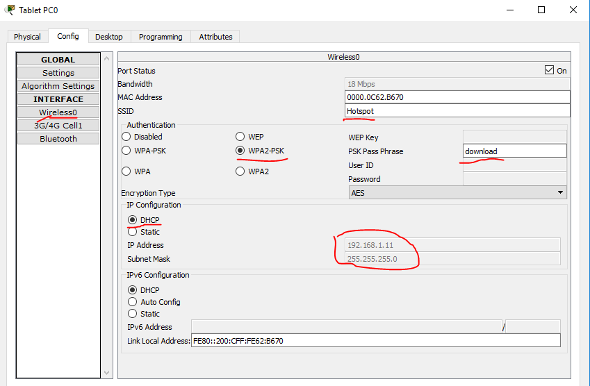 Konfigurasi Access Point di Cisco Packet Tracer