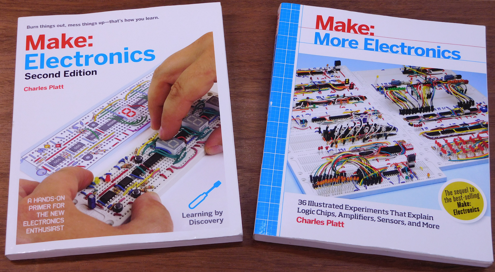 Flink And Blink: Review: Make: Electronics and Make:More Electronics