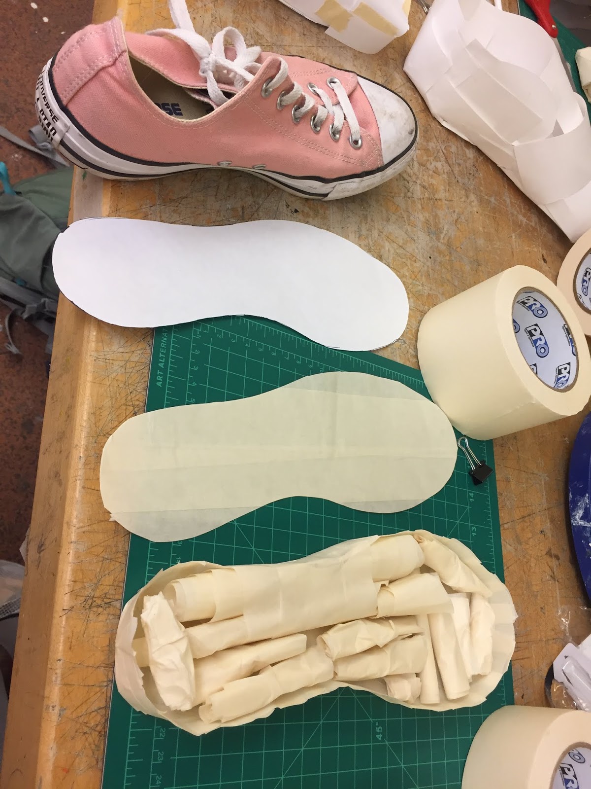 Masking Tape Shoes