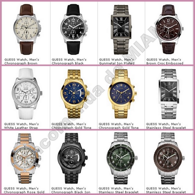 Encomendas de MIAMI: Relógios Masculinos