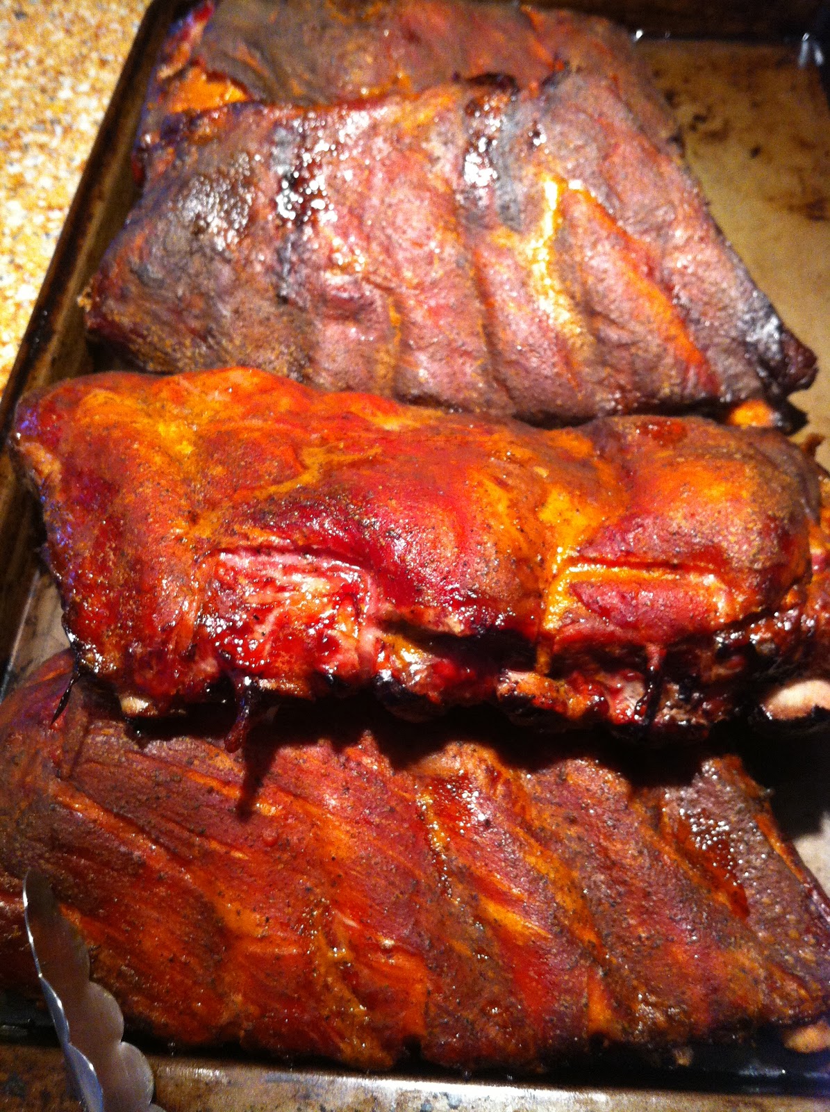 Dressed Up, Buttoned Down.: Smokin!: Ribs For The 4th of July