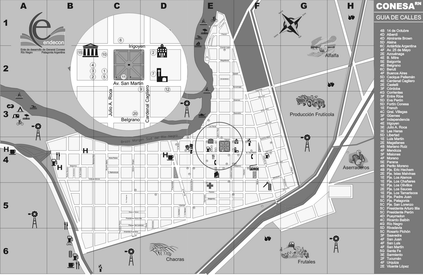 Turismo Conesa: Plano de Gral. Conesa