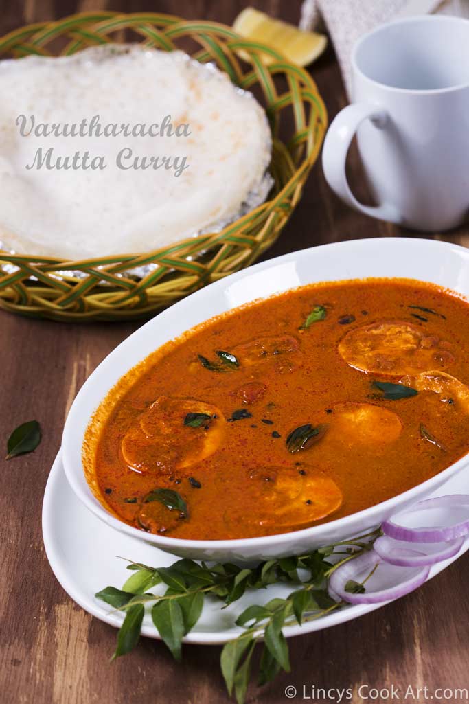 Varutharacha Mutta Curry ~ Lincy's Cook Art