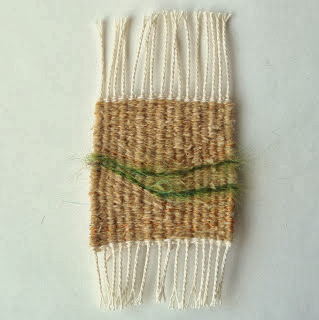 Rhian Wyman Designs: Weaving with different materials