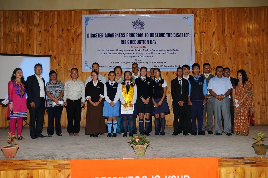 Sikkim NOW!: DISASTER RISK REDUCTION DAY OBSERVED