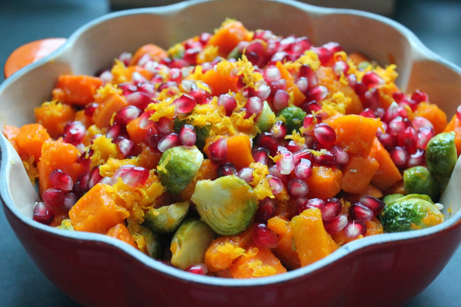Delicious Dishings: Maple-Orange Roasted Fall Vegetables