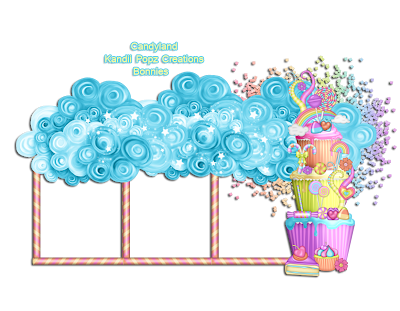 Kandii Popz Dezignz: Candyland Cluster Frame + Extras