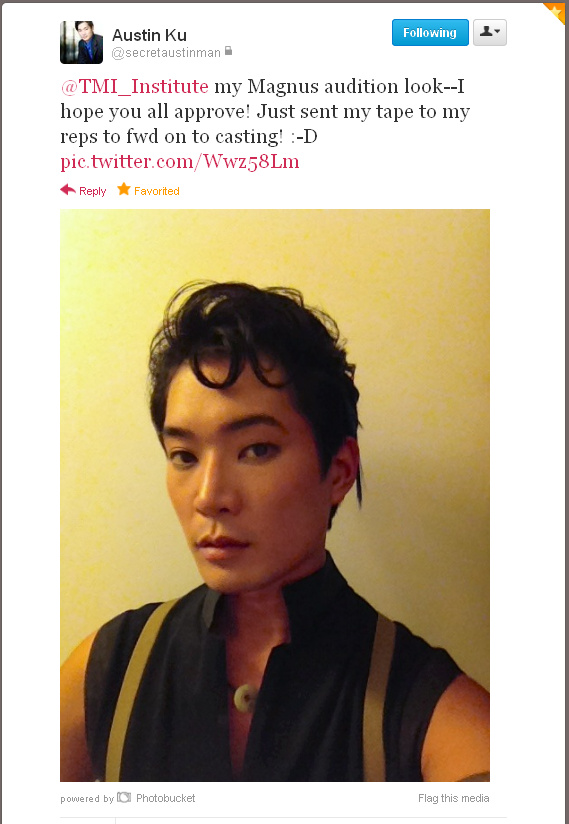 The Mortal Institute: TMI Casting rumors: Austin Ku auditions for ...