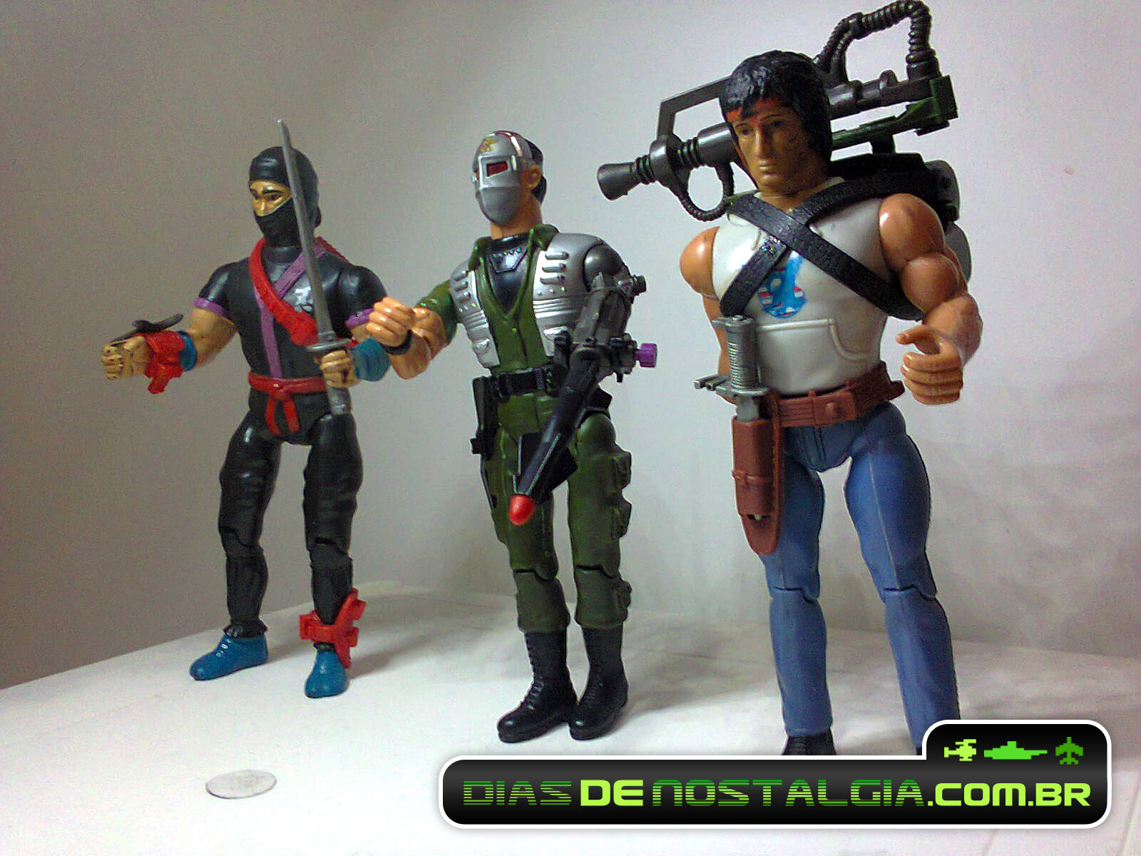 Dias de Nostalgia: Bonecos do Rambo - Anos 80 - Acervo Pessoal