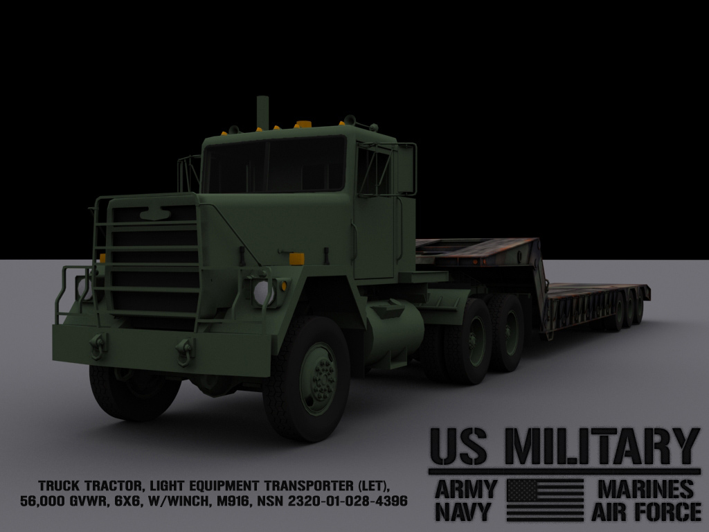 US Military MOD M916 6x6トラクターの開発中画像が公開 | 弱者の日記^^ - Arma 3 MODとアドオン紹介