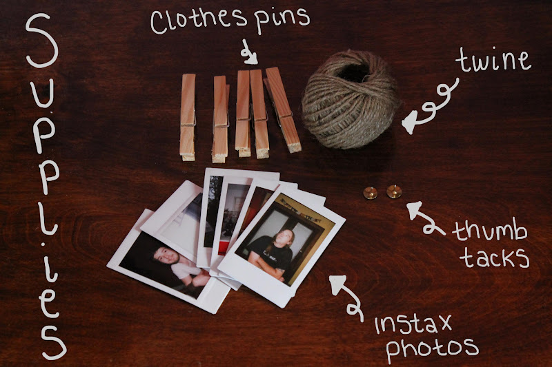 Imaginary Confetti Club: Mini DIY: Instax Photo Display