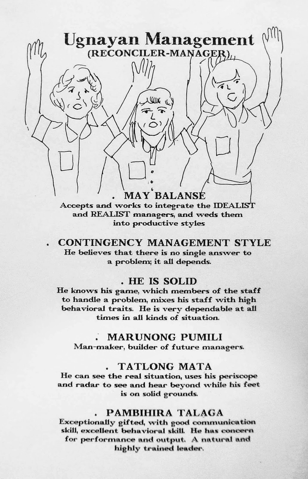 Living with Nature - School on Blog by Dr. Abercio V. Rotor: 14 Styles ...