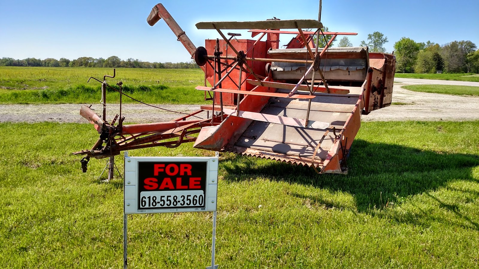 Observations in Agriculture: Old Allis Chalmers Combine