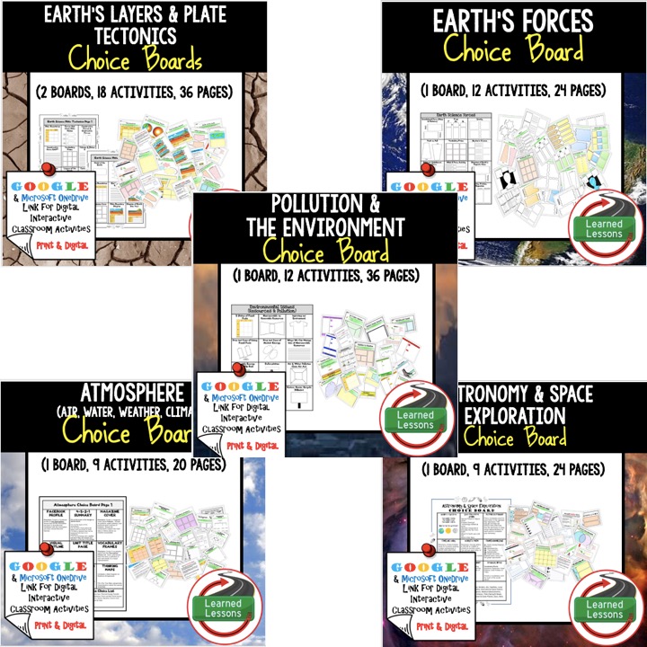 EARTH SCIENCE MEGA BUNDLE, Earth Science Curriculum, Anchor Charts ...