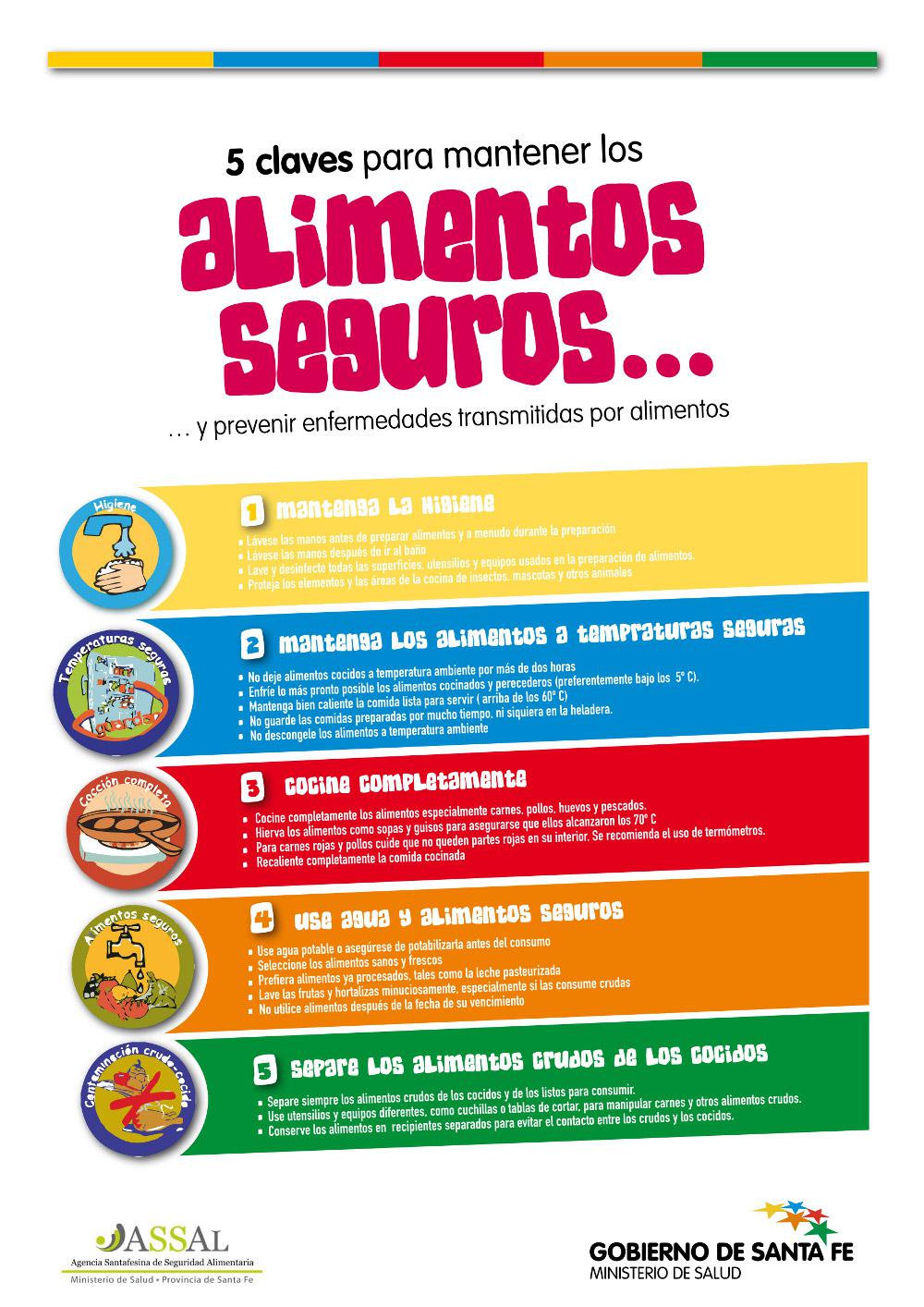 La Assal brindó las 5 claves para mantener los alimentos seguros